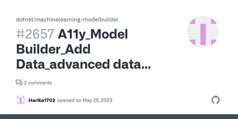 a11y model builder add data advanced data option usability advanced