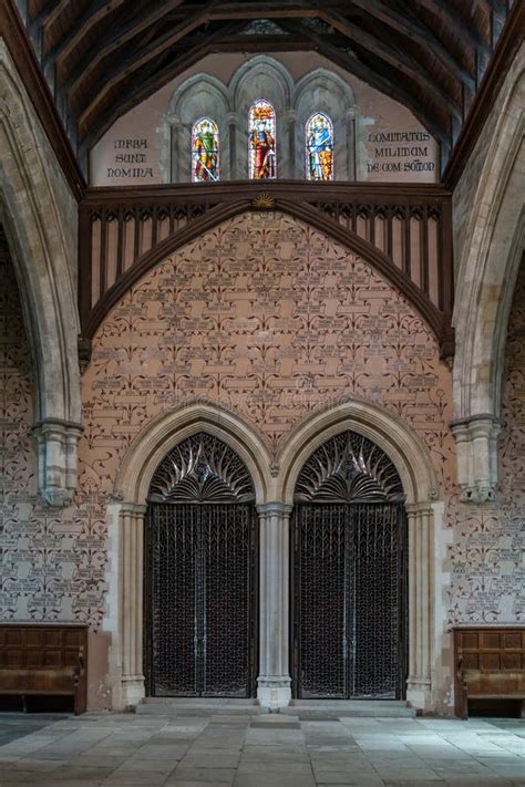 Interior View Of The Great Hall In The Winchester Castle Editorial