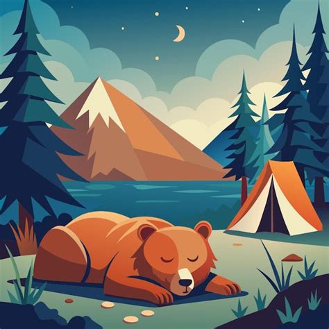 Bear Tent Illustration Images Free Download On Freepik