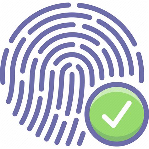 Fingerprint Touch Biometric Icon Download On Iconfinder