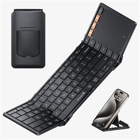 Xk01 Tp Foldable Bluetooth Keyboard With Touchpad Protoarc