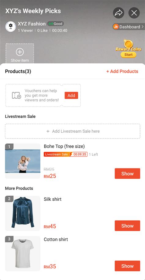 Increasing Orders With Shopee Live Tools Shopee MY Seller Education Hub