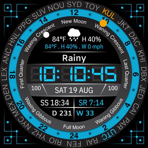 G Digital Time Base A Analog Digital Watch Face For All Watch Formats