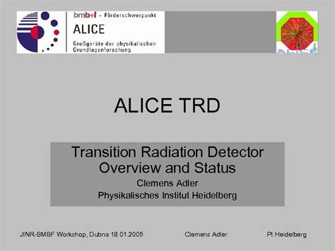 Alice Trd Transition Radiation Detector Overview And Status