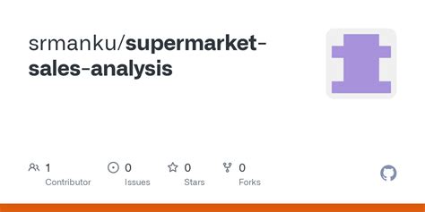 github srmanku supermarket sales analysis