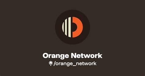 Orange Network Twitter Instagram Tiktok Linktree