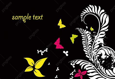 봄 꽃 배경 벡터 일러스트 레이 션 템플릿 Psd 다운로드 디자인 자료 다운로드