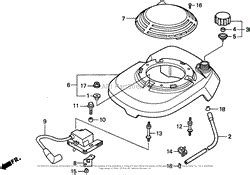 Honda HRM195 PA LAWN MOWER, USA, VIN# MZBV-6000001 TO MZBV-6400000 ...