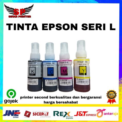 Jual Tinta Printer Epson Seri L Hitam Shopee Indonesia