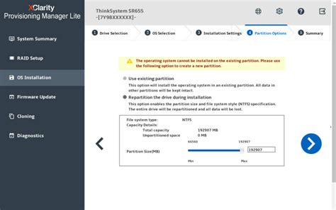Installing A Windows Operating System LXPM LITE V Lenovo Docs