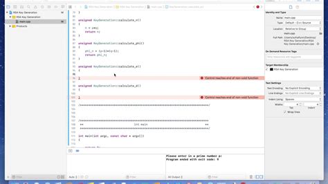 Coding Rsa Key Generation With C Youtube