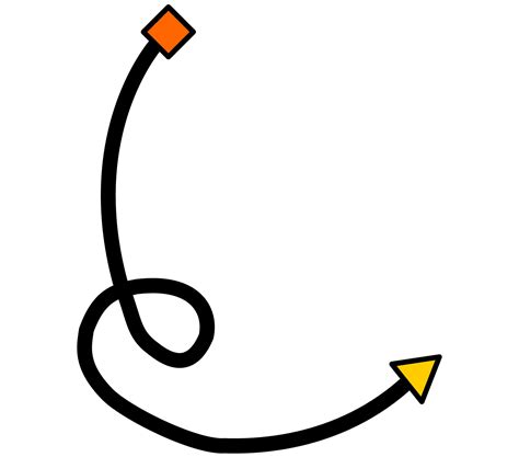 Arrow With Circular Custom Shape With White Background Vector Art At Vecteezy