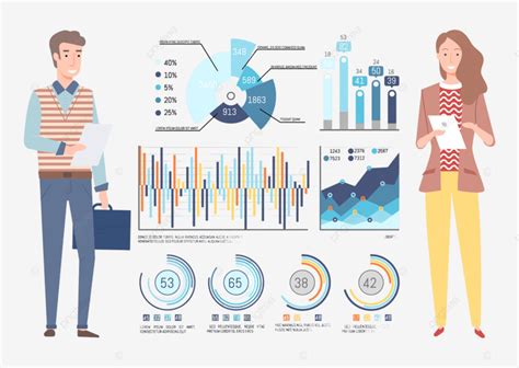 정보 벡터를 분석하는 사람들 보고서 차트 데이터 Png 일러스트 및 벡터 에 대한 무료 다운로드 Pngtree