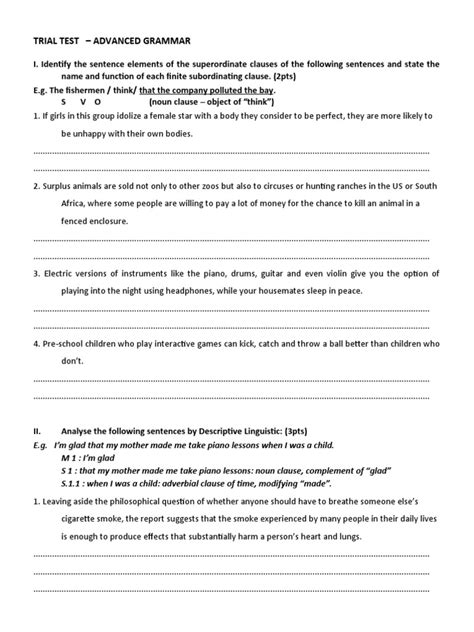 Sample Test 1 Pdf Linguistics Cognitive Science