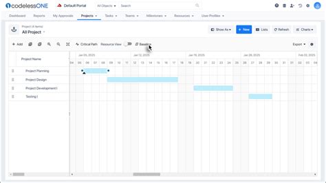 Baselines In Gantt Chart Codeless One