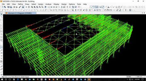 Sap2000 V19 Design Steel Structure Building 08 YouTube