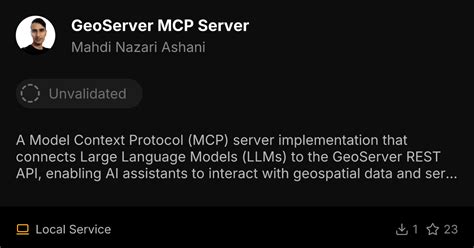 Geoserver Mcp 服务器 Mcp Servers · Lobehub