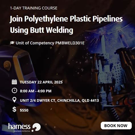 Learn Polyethylene Welding In Chinchilla On 22 April Harness Energy