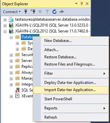 Restore Azure SQL Database To Local SQL Server