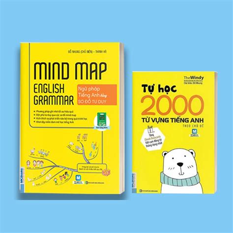 Sách Combo Mindmap English Grammar Ngữ Pháp Tiếng Anh Bằng Sơ Đồ Tư Duy Và Tự Học 2000 Từ Vựng ...