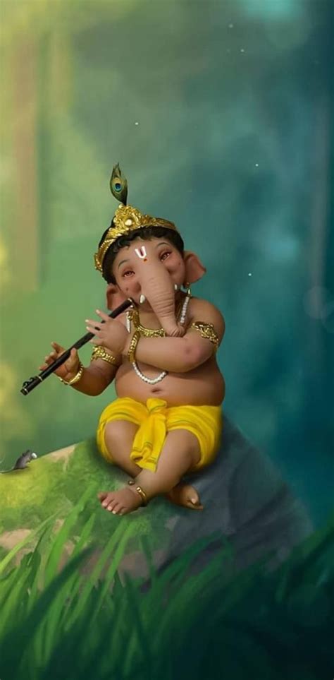 Krishna Ganapathi Wallpaper By Sree9741 Download On Zedge™ 3f16