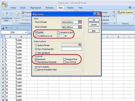 如何在 Microsoft Excel 中进行回归分析 Office办公软件入门基础教程