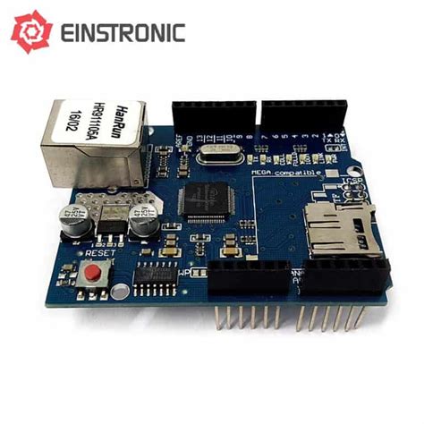 W Ethernet Shield V For Arduino Uno Einstronic Enterprise