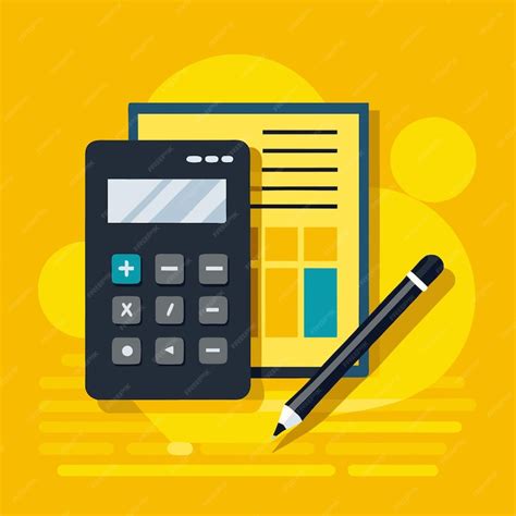 Calculating Numbers A Simple Layout Of A Black Pen And Calculator With
