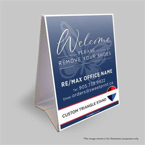 Custom Triangle Stand Sweet Print Inc