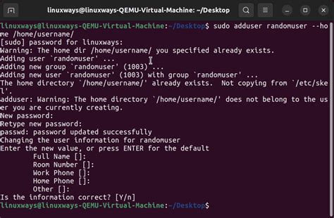 How To Use The “adduser” Command In Linux With Examples Linuxways