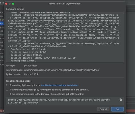 Problem In Installing Packages Python The Freecodecamp Forum
