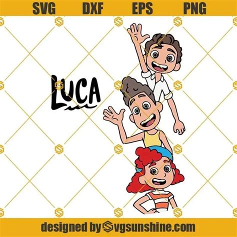 Luca Svg Alberto Giulia Svg Dxf Eps Png Clipart Disney Movies Svg