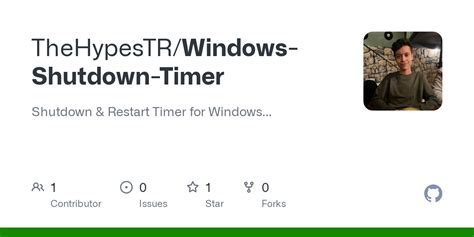 Github Thehypestr Windows Shutdown Timer Shutdown Restart Timer For Windows