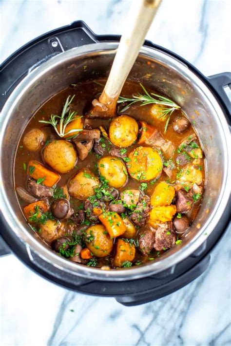 Instant Pot Beef Bourguignon So Tender Eating Instantly