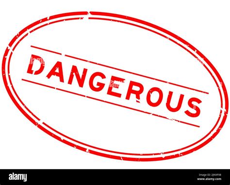 Grunge Red Dangerous Word Rubber Seal Stamp On White Background Stock Vector Image And Art Alamy
