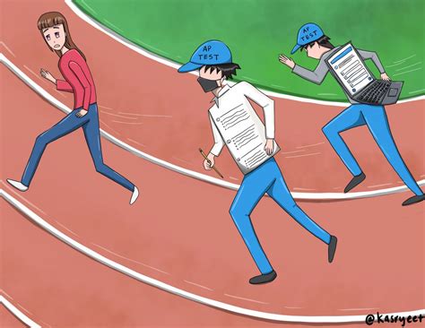 Cartoon AP Exams Approach Scot Scoop News