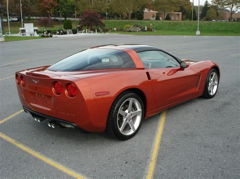 Chevrolet Corvette Coupe 2005 Orange Coupe Gasoline V8 Rear Wheel Drive