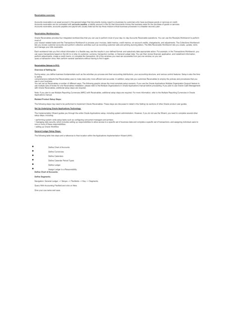 R12 Project Accounting Setups Pdf Debits And Credits Receipt