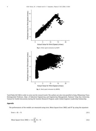 Artificial Neural Network Based Computing Model For Wind Speed Prediction A Case Study Of
