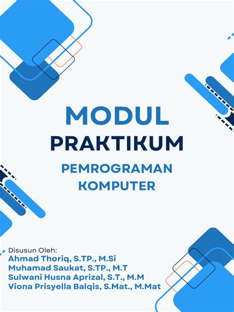 modul praktikum pemrograman komputer pdf
