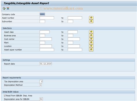 Rfkrasup Sap Tcode Asset Accounting Detail Report