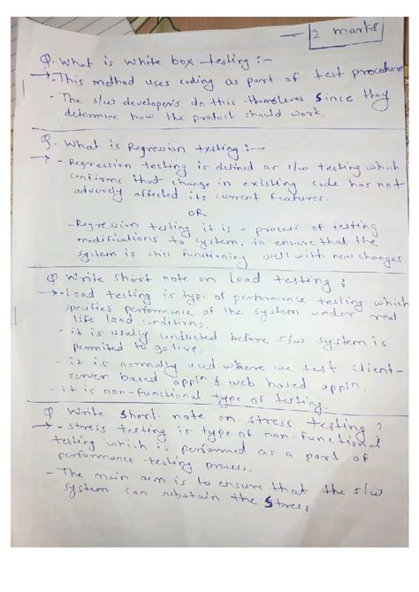 Ste Qb Software Testing Question Of Software 2 Marks Q What Is