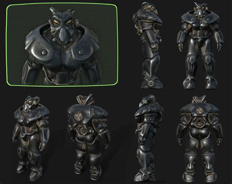 Fallout 4 Power Armor Texture Mod Volarchitecture