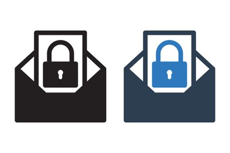 Email Security Lock Icon Message Lock Graphic By Anwar016bd Creative Fabrica