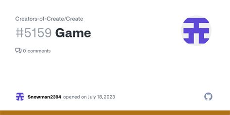 Game · Issue 5159 · Creators Of Createcreate · Github