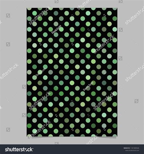 Green Abstract Circle Pattern Brochure Background Stock Vector Royalty Free 1181989546