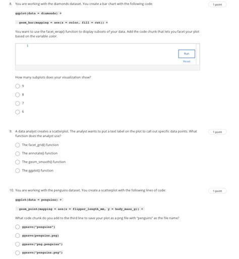 Solved 8 You Are Working With The Diamonds Dataset You