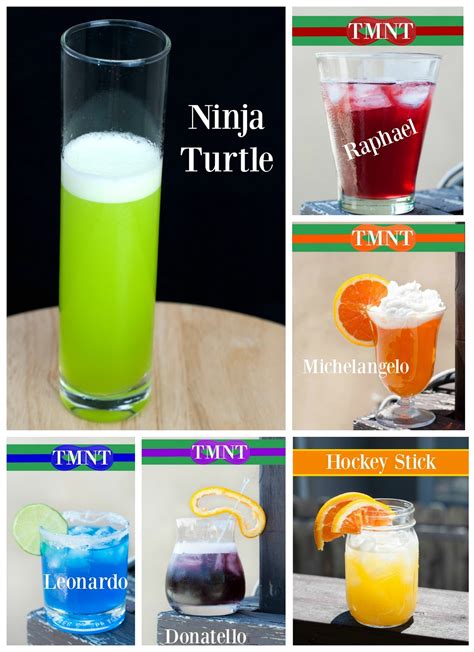 Ninja Turtle Cocktail A Year Of Cocktails