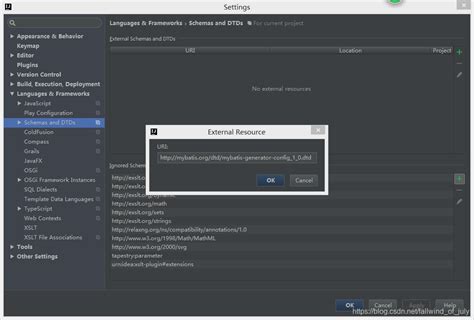 mybatisgenerator配置报错：error while downloading‘ dtd