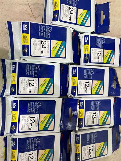 Brother Tze Tape Cassettes For Ptouch Labellers Computers Tech Parts Accessories Other